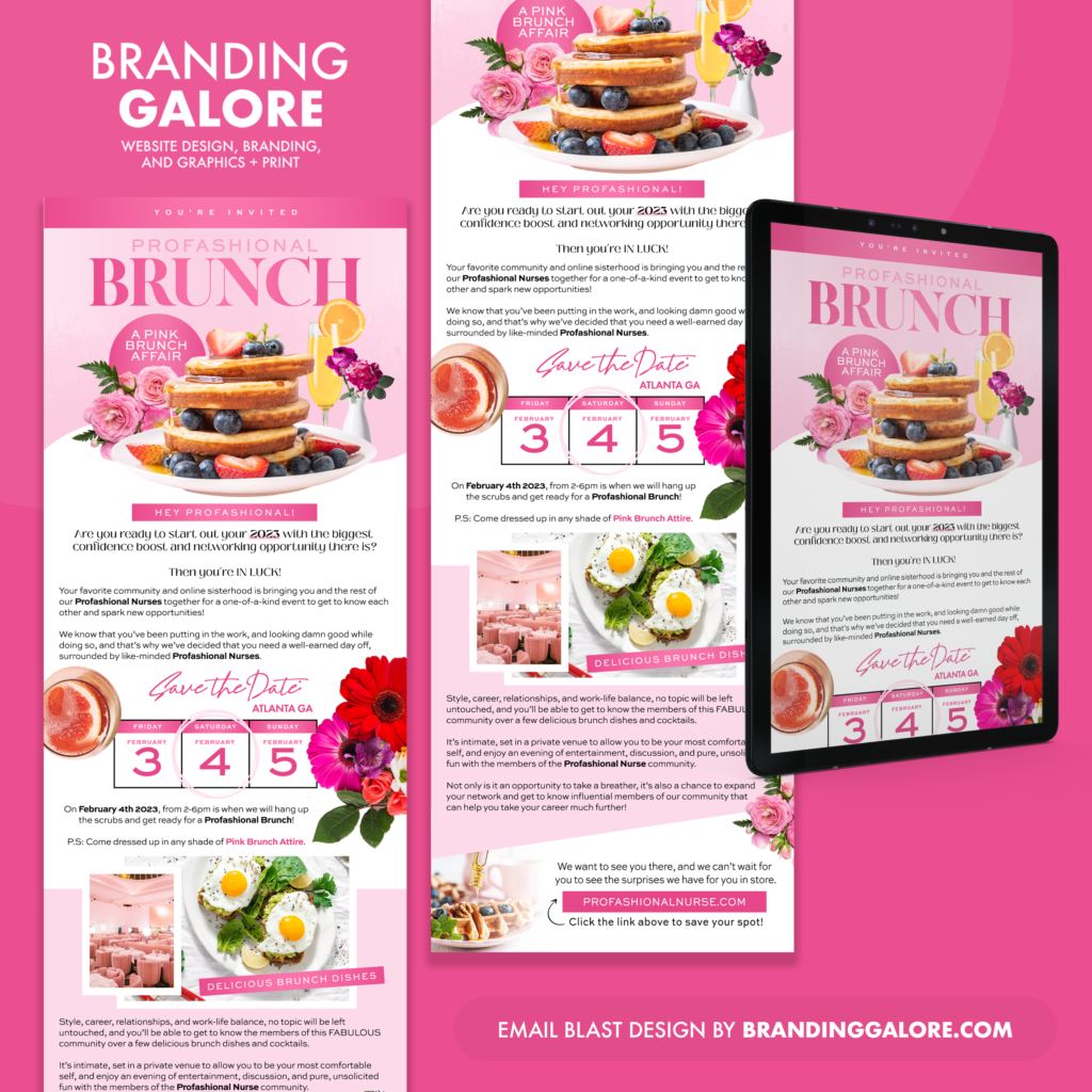 Email Blast Design – Branding Galore