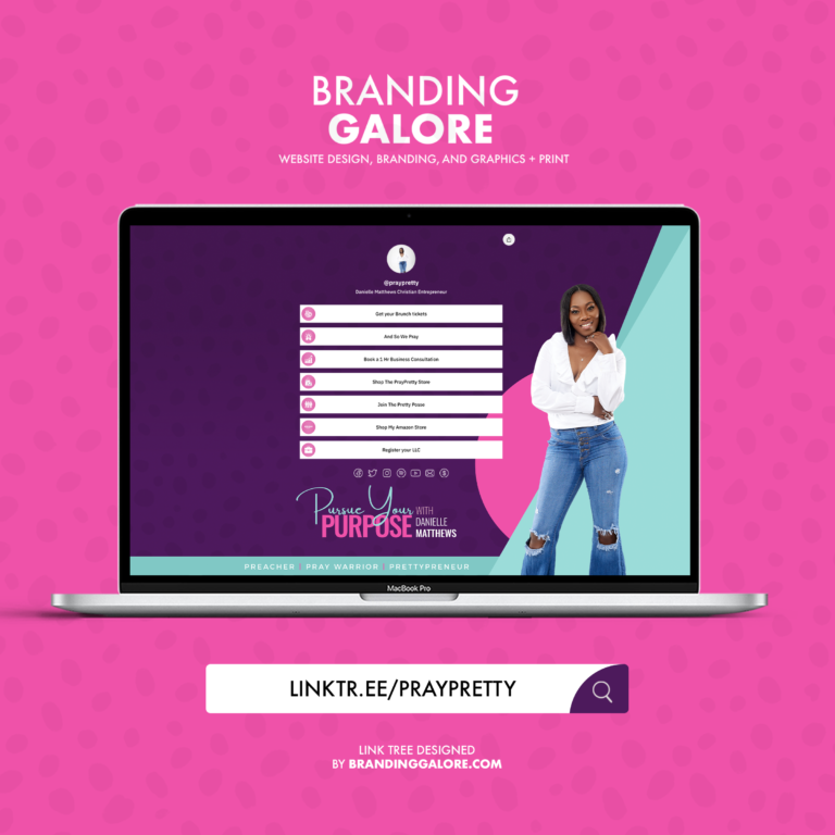 Linktree Biolink Design – Branding Galore