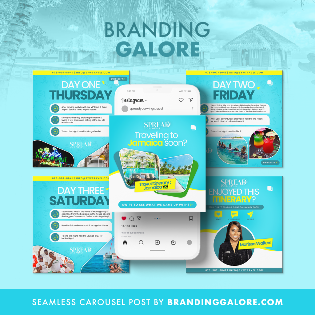 Content Kit – Seamless Carousel Post – Branding Galore